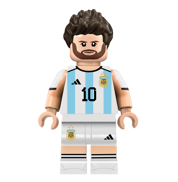 MESSI Custom Printed LEGO Minifigure – FAMOUS MINIFIGS